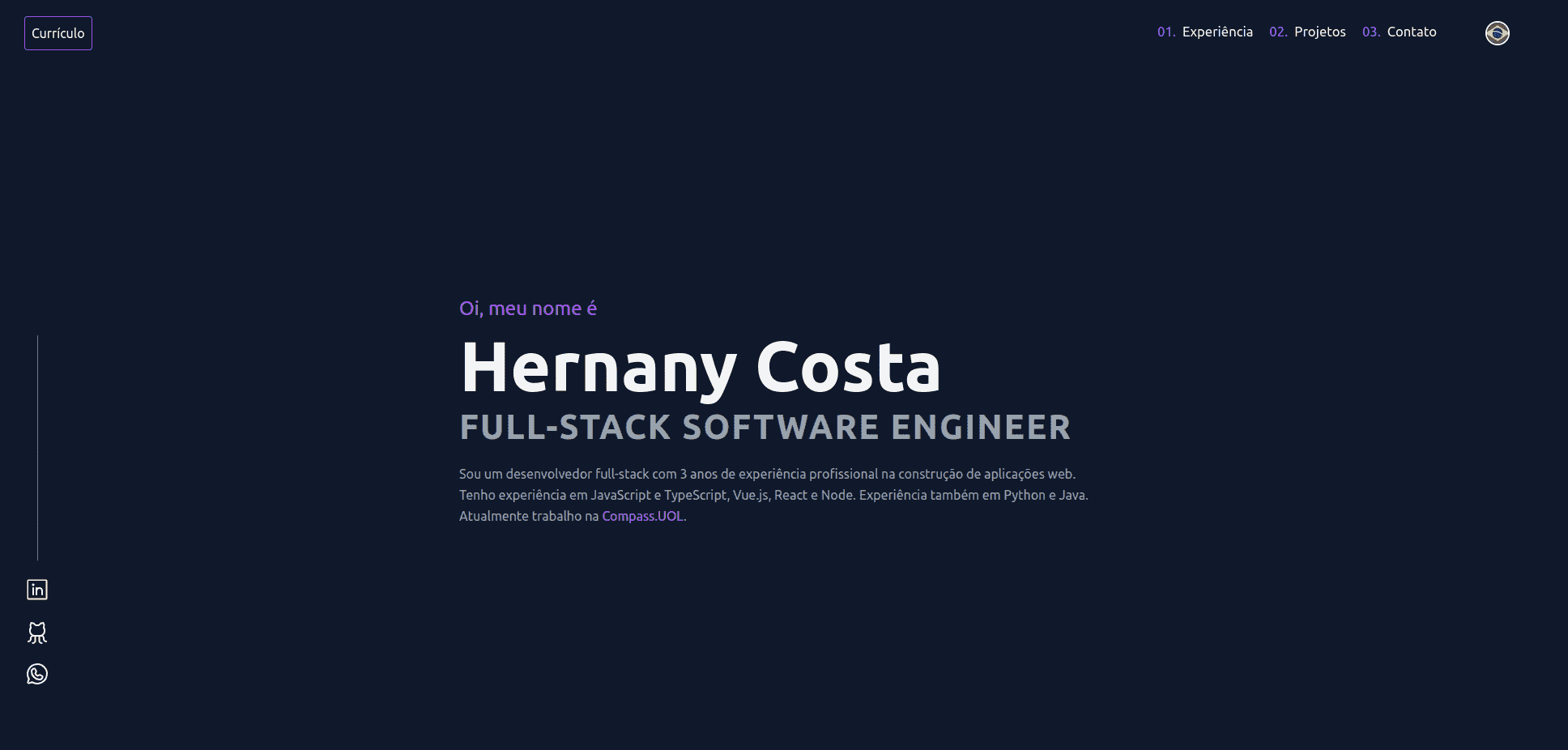 Hernany Costa - Full Stack Software Engineer